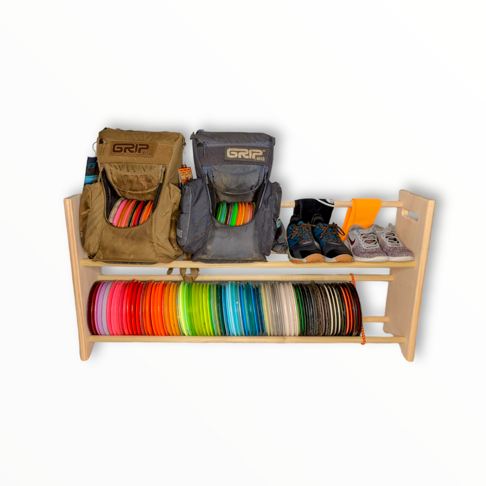 Customizable Disc Golf Storage Rack | 15-250 Discs | Free Laser Engrav ...